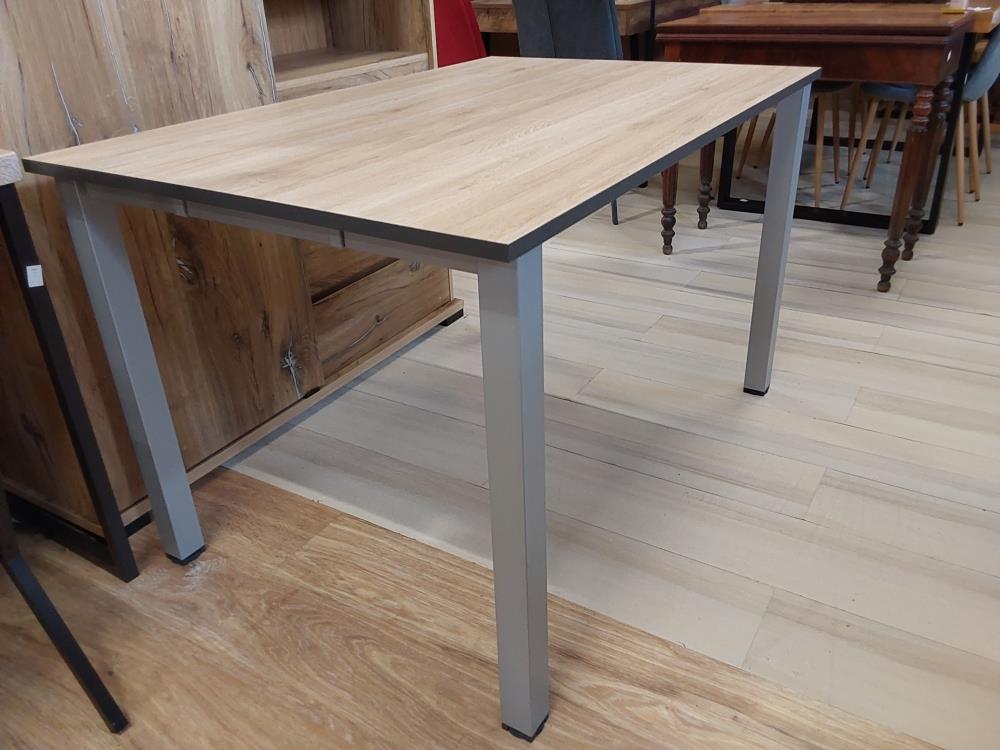 TABLE PLATEAU IMT BOIS PIED METAL occasion - Troc Richwiller